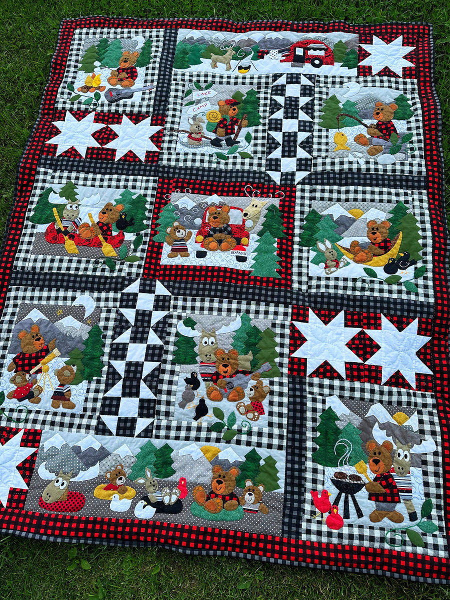 Bearadise Full Quilt Printed Paper Pattern – Suzys Sitcom Store