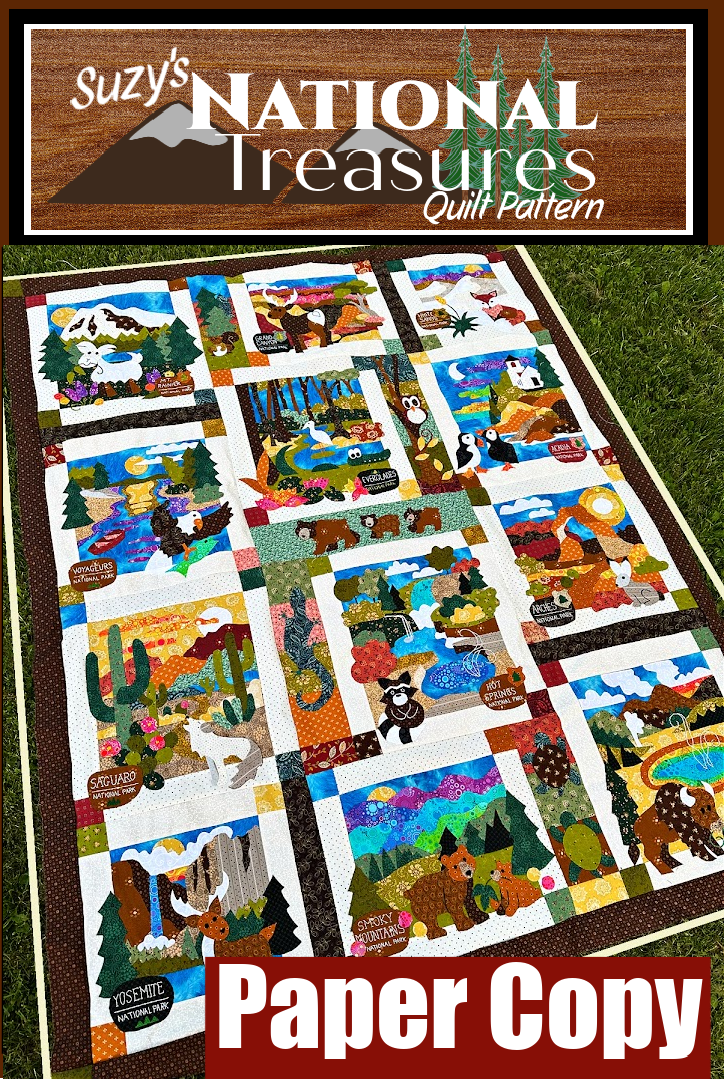National Treasures Quilt Pattern (Paper Copy) – Suzys Sitcom Store