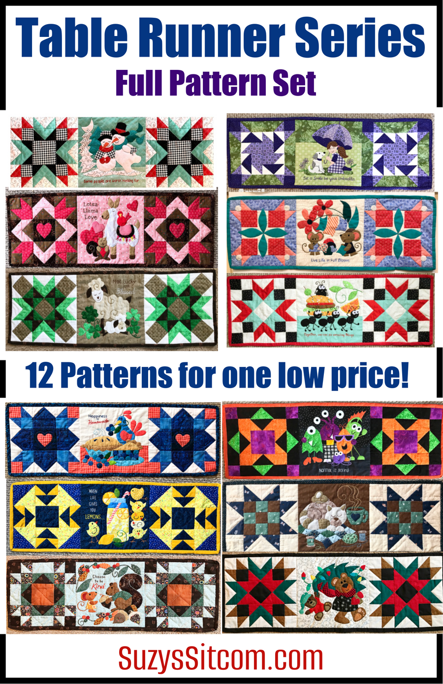 Suzy's Table Runner Series – Tagged "block of the month" – Suzys Sitcom ...