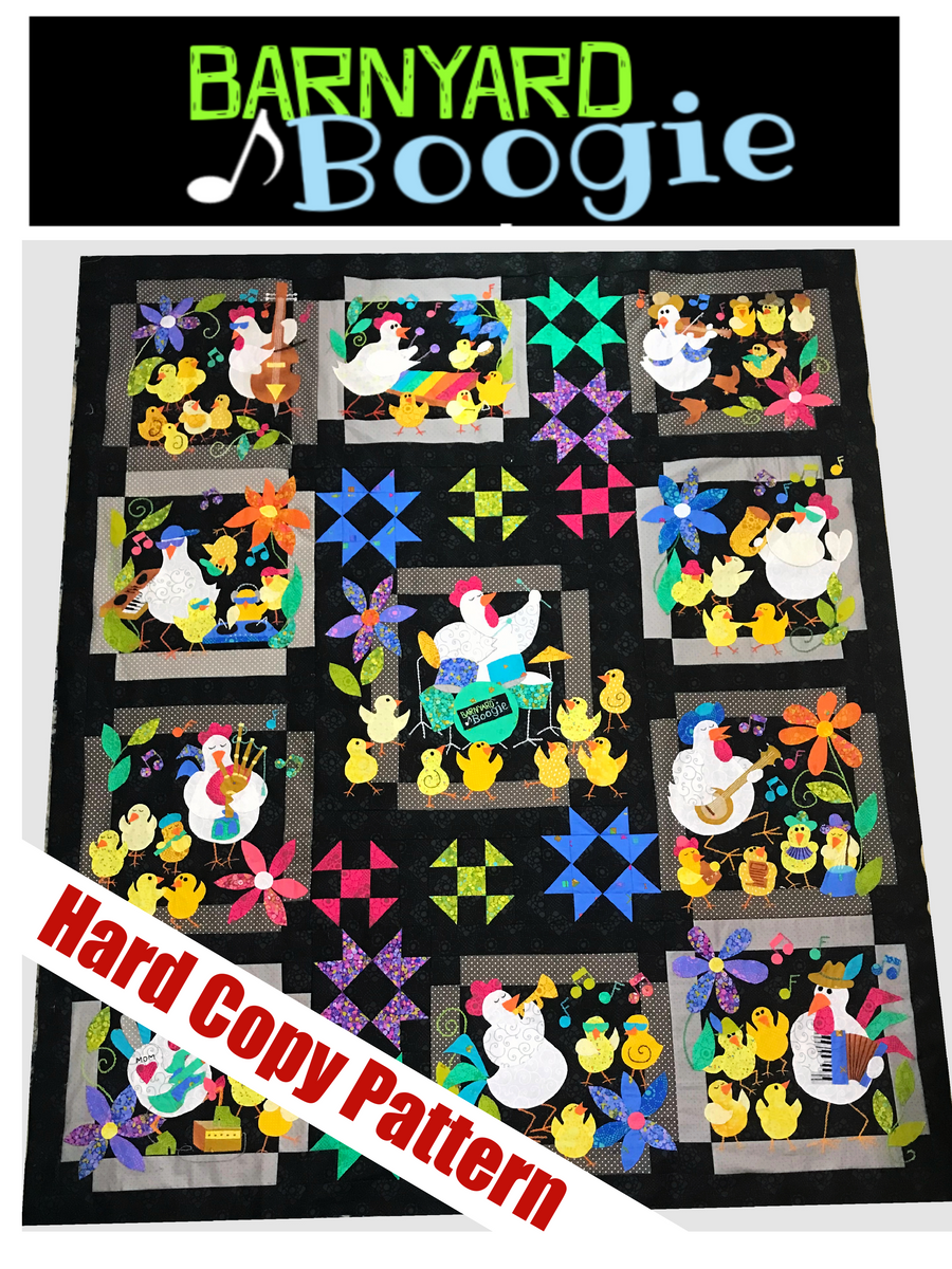 Barnyard Boogie Full Quilt Pattern- Paper Copy – Suzys Sitcom Store