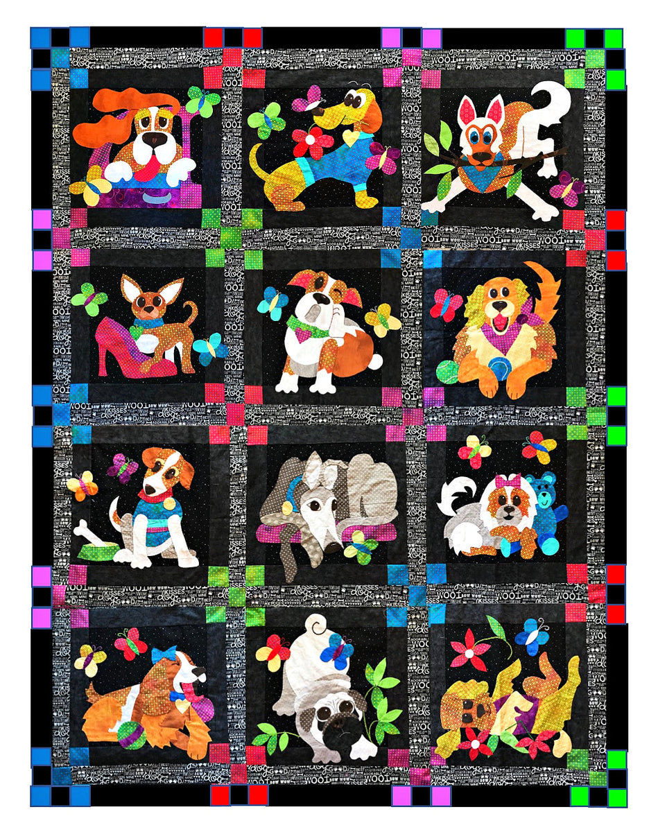 Happy Tails Paper Quilt Pattern – Suzys Sitcom Store
